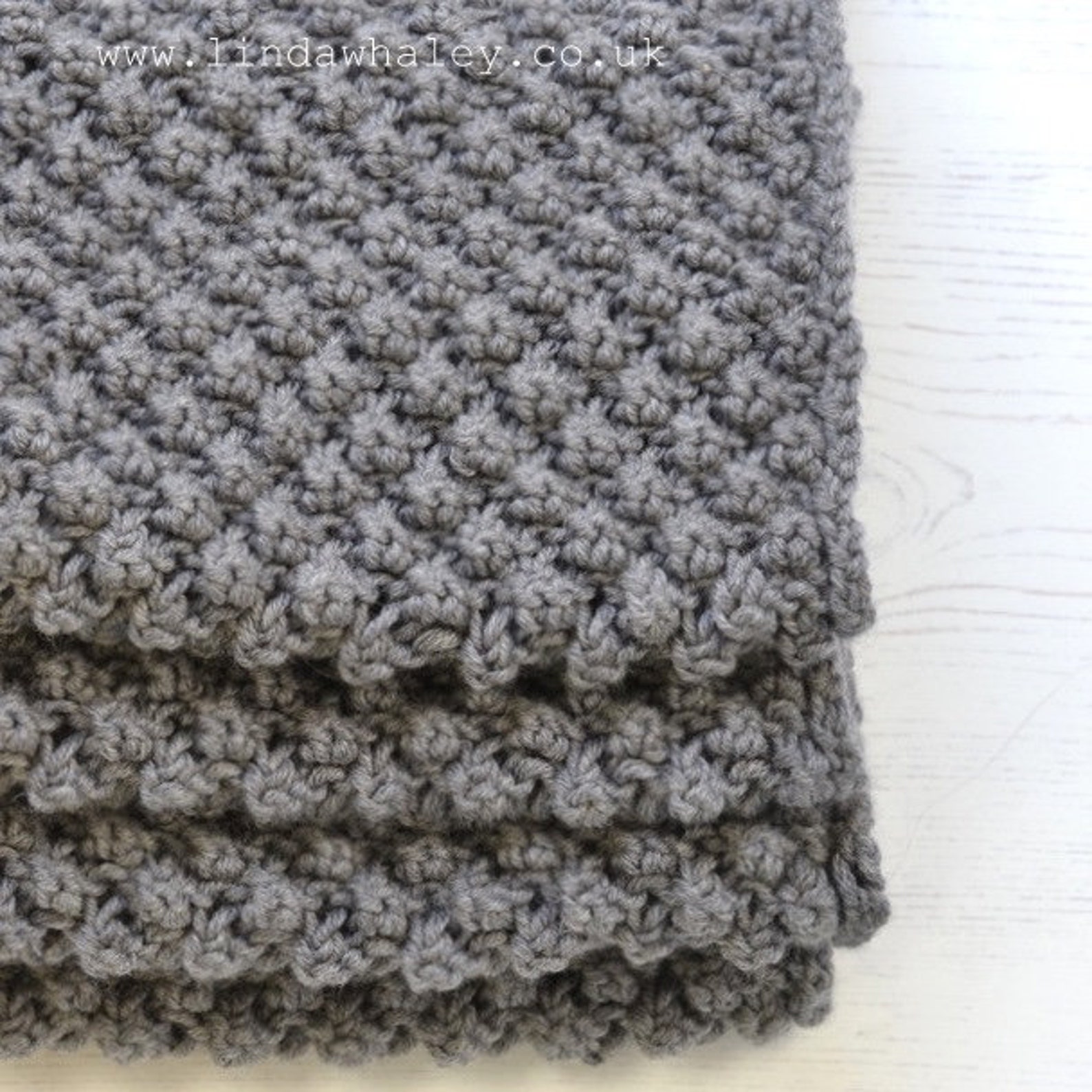 KNITTING PATTERN Textured Adult Scarf Olallie | Etsy Canada