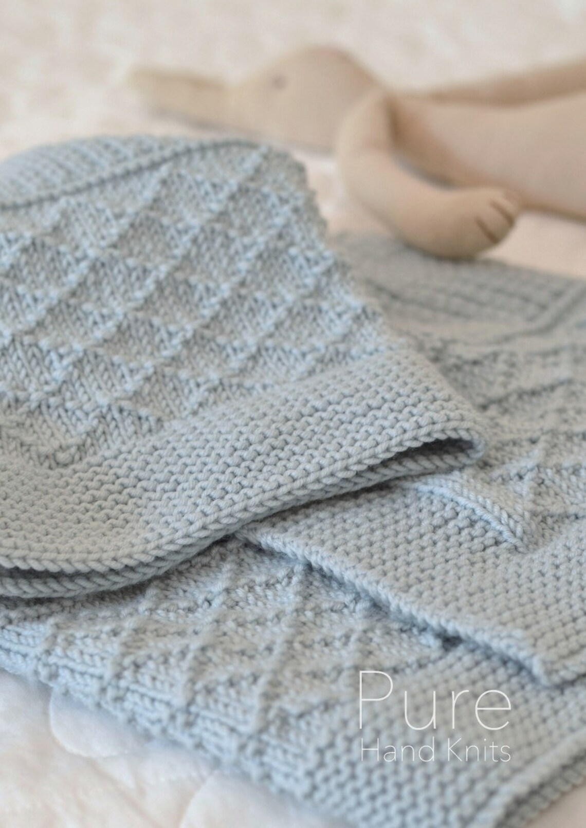 SIMPLE Afghan Knitting Pattern Small Medium Large Sizes - Jasper - Etsy