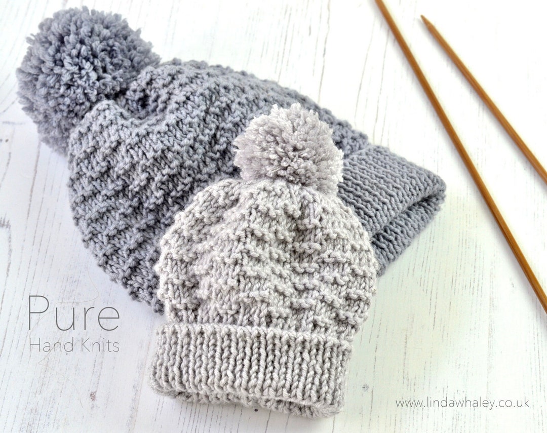 SIMPLE Bobble Hat KNITTING PATTERN Charlbury Bobble Hat - Etsy