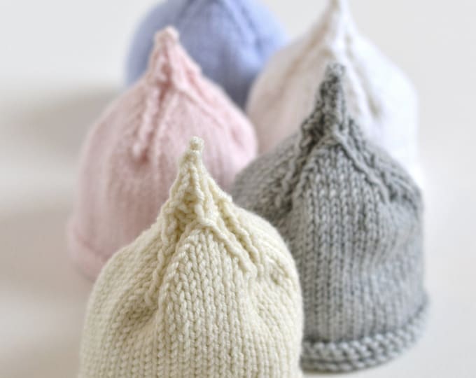 SIMPLE Baby Hat PREEMIE and NEWBORN Knitting Pattern - Etsy UK