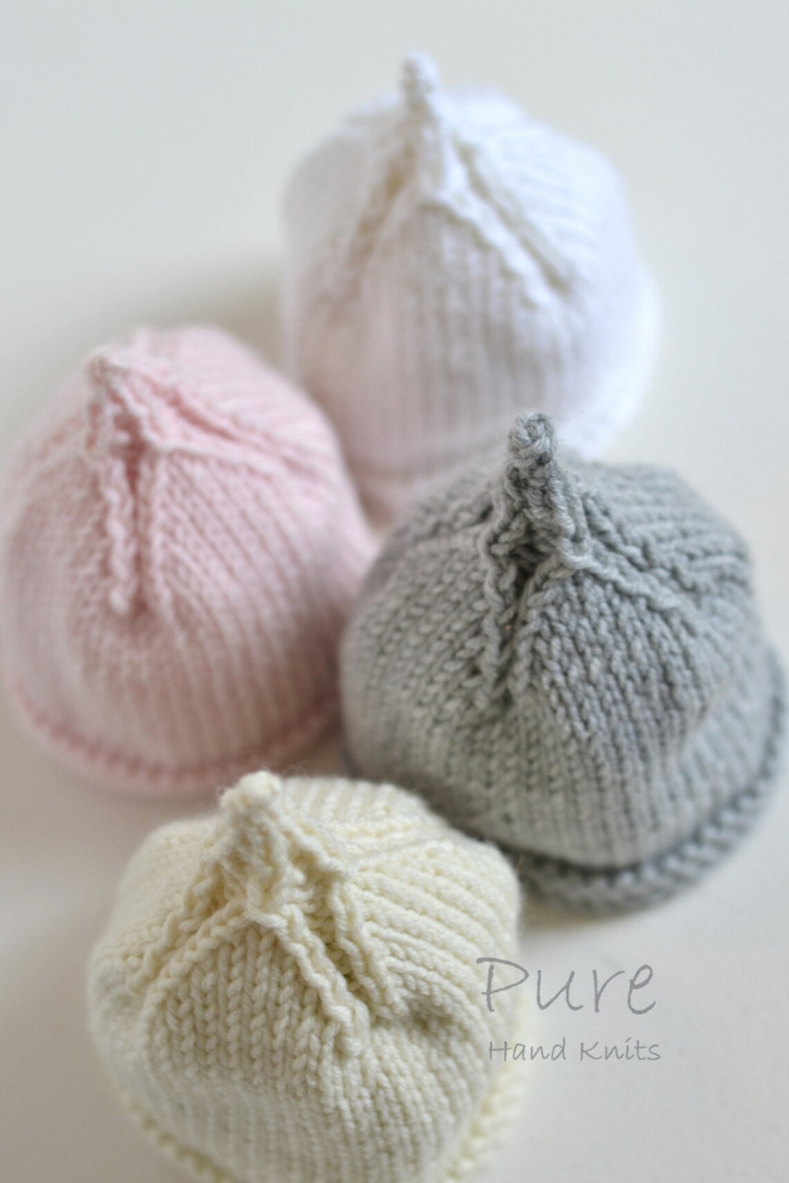 SIMPLE Preemie and Newborn Baby Beanie PDF Pattern Classic Pixie DK - Etsy