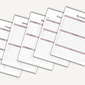 Ultimate Goal Planner, Daily Weekly Monthly Yearly Quarterly, Long Term ...