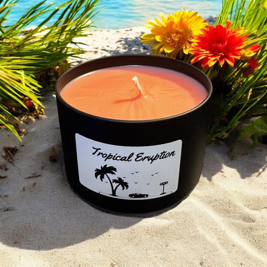 Tropical Eruption 8oz Candle - Etsy