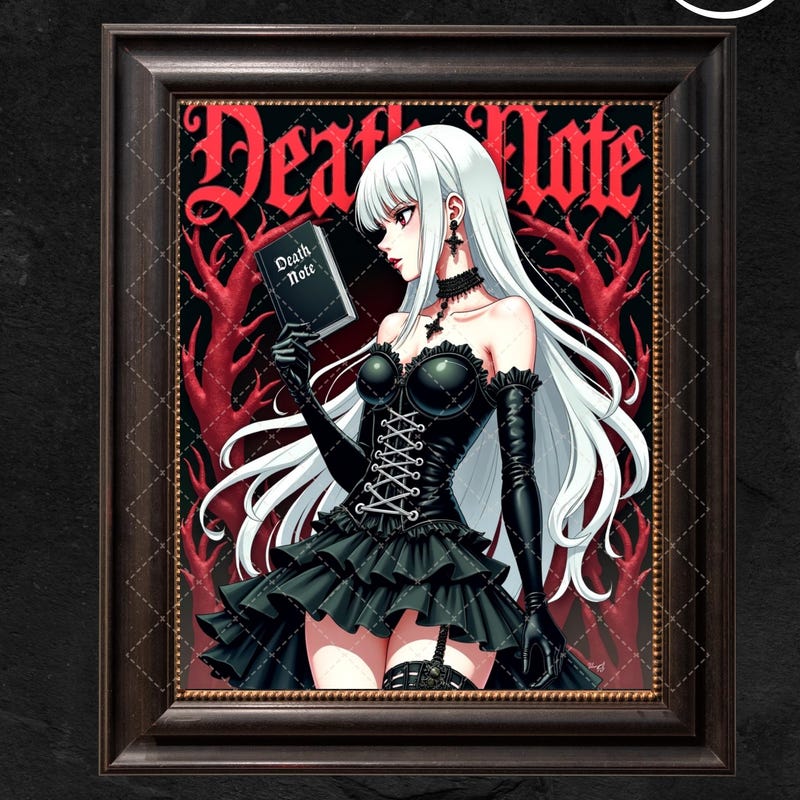 Gothic Anime Prints - Etsy