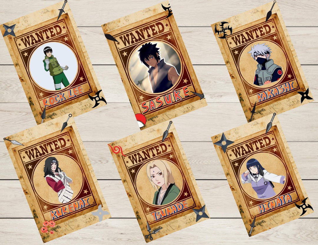 Naruto Konoha Junk Journal Kit,printable Anime Pages,digital Download ...