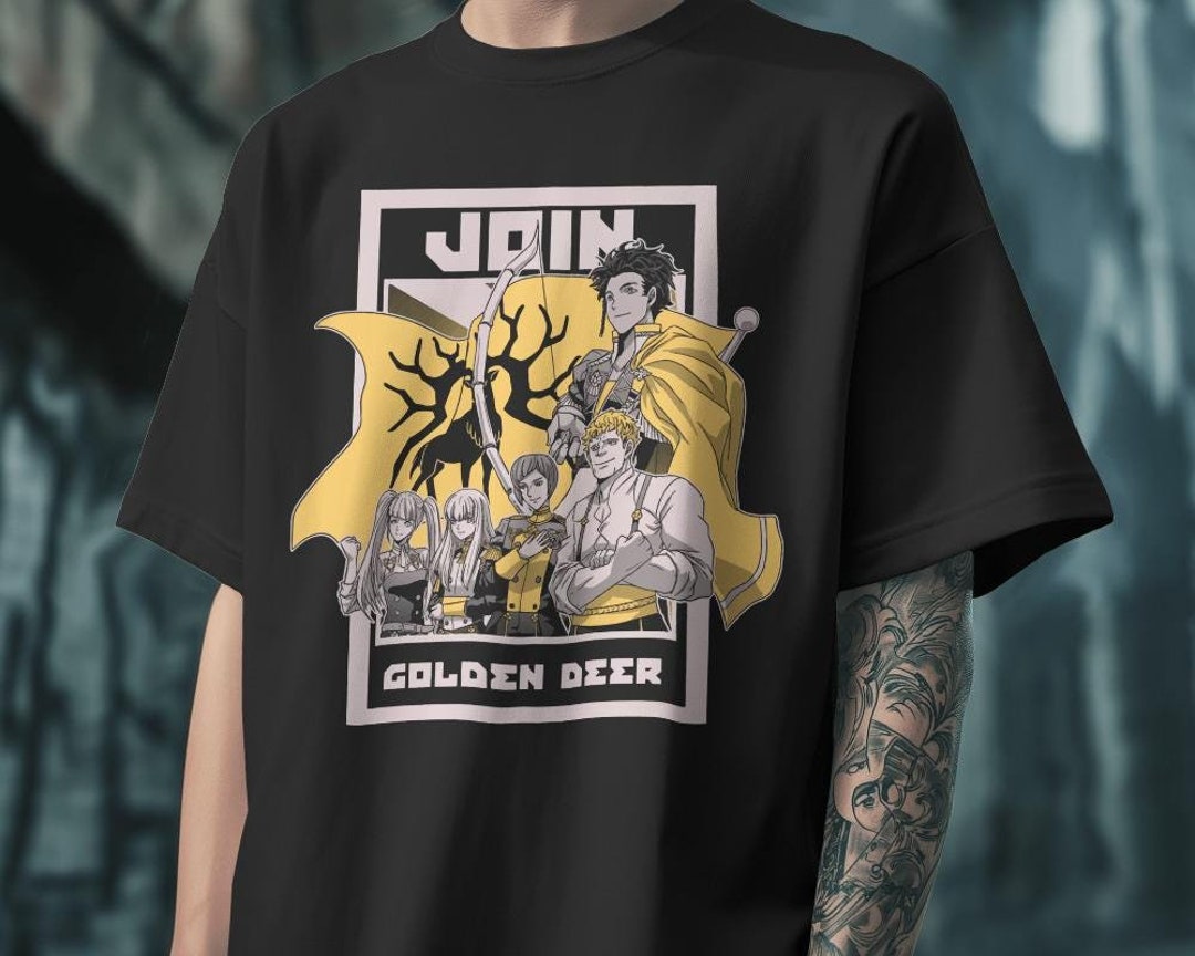 Golden Deer Fire Emblem Shirt: Gamer Graphic Tee - Etsy