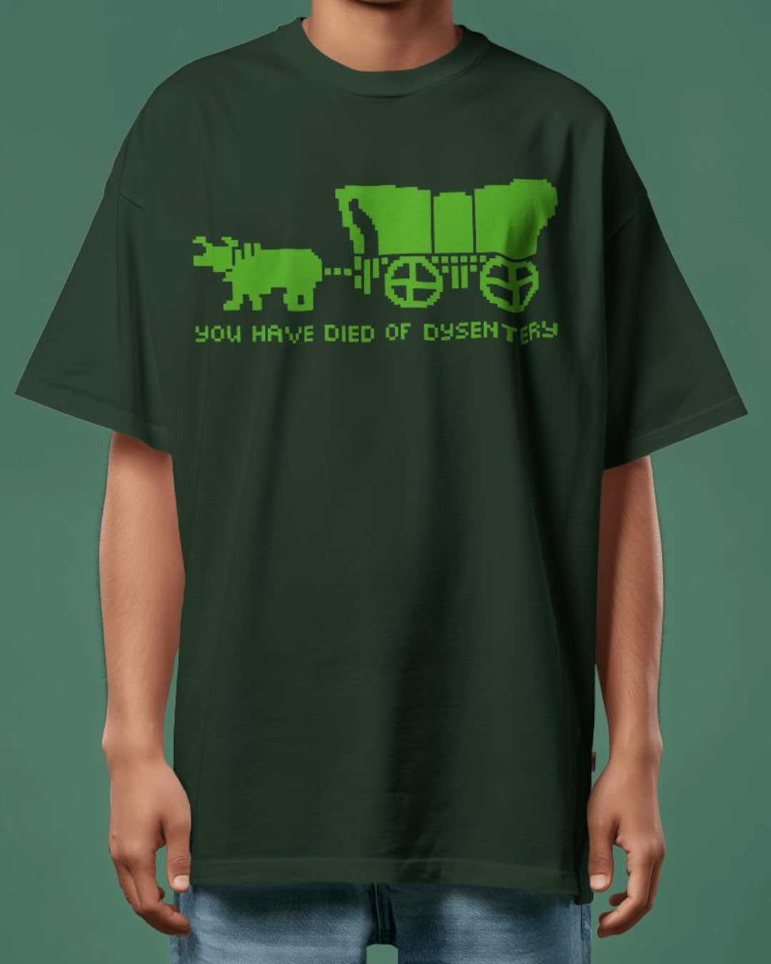 Oregon Trail You Have Died of Dysentery Shirt-graphic Tees,oregon Trail ...