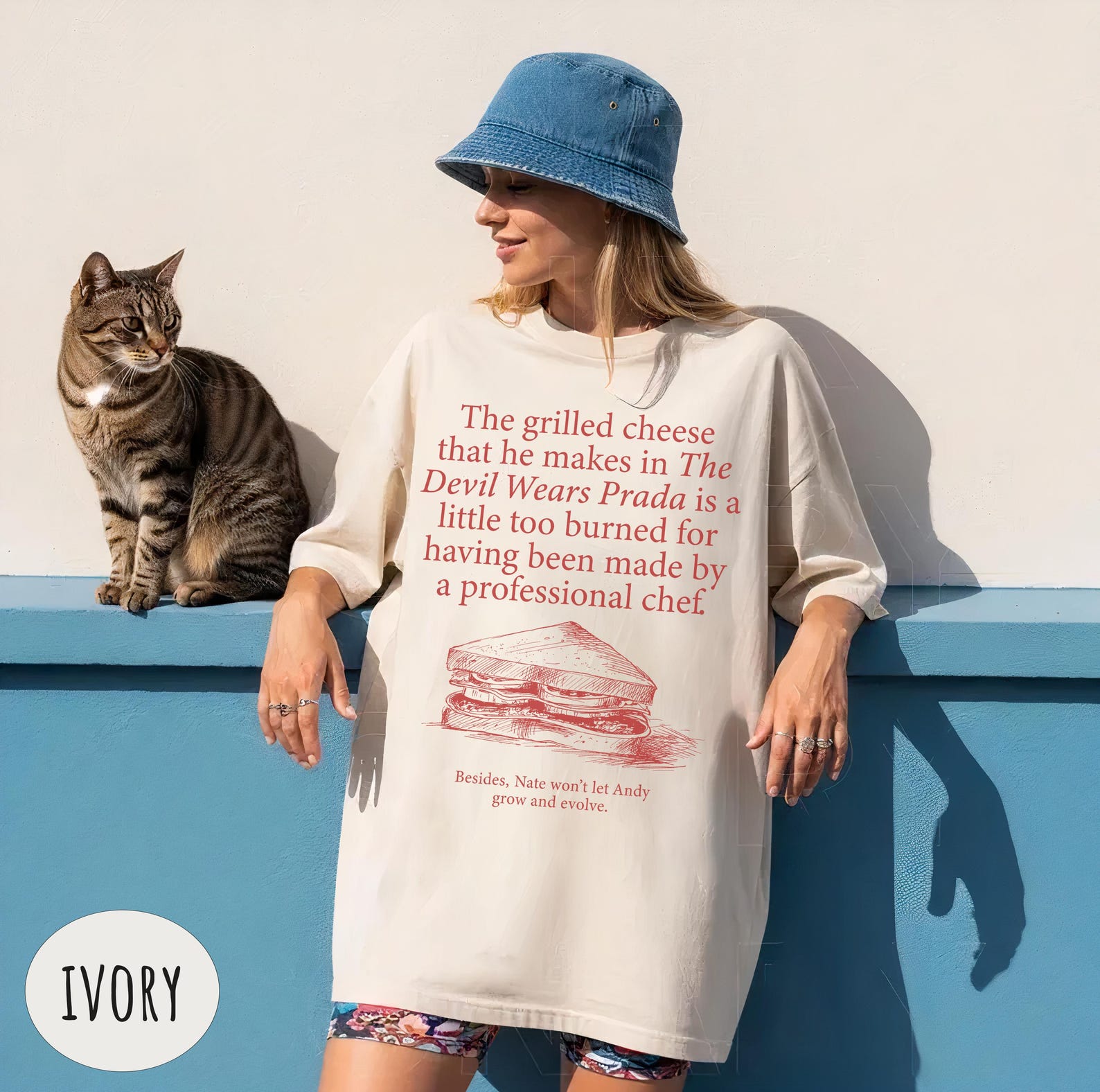 Comfort Colors the Devil Wears Prada Shirt: Funny Movie Meme Graphic ...