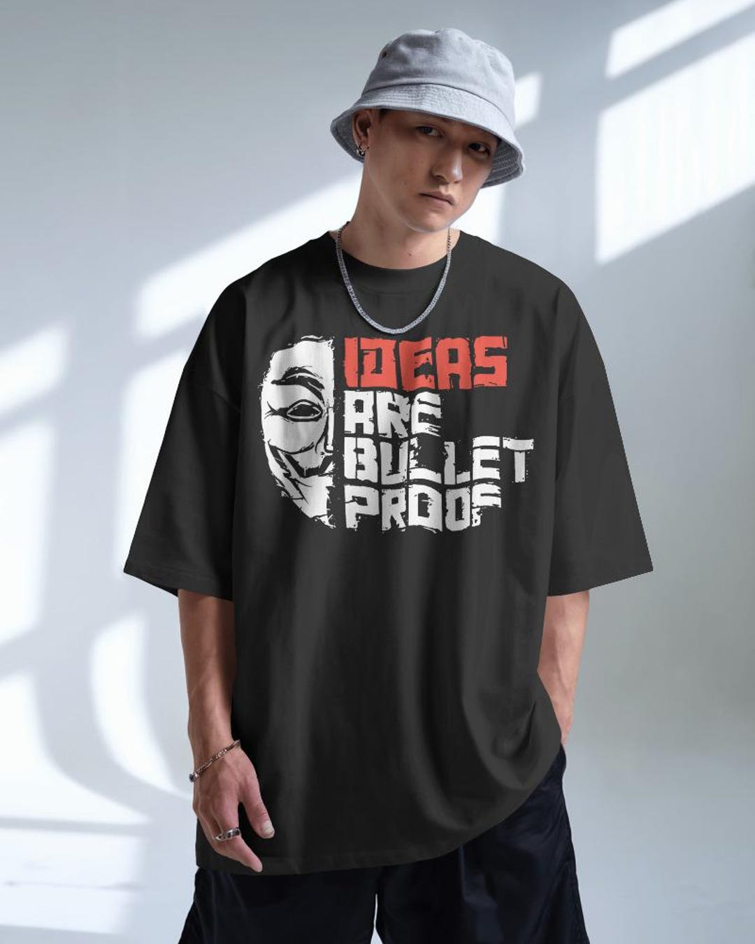Ideas Are Bullet Proof Shirt-vintage Movie Shirt,v for Vendetta Tshirt ...
