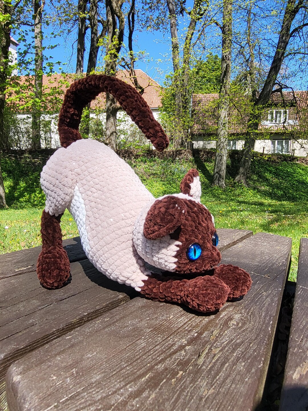 Realistic Cat Crochet Pattern | Amigurumi Siamese Cat PDF Tutorial ...