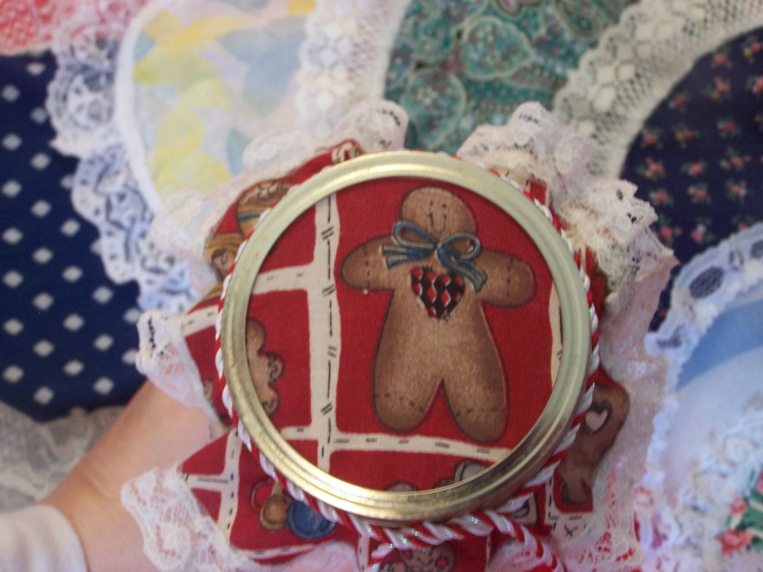 Decorative Canning Lid Covers Set of 12 Assorted Sizes & Colors ...