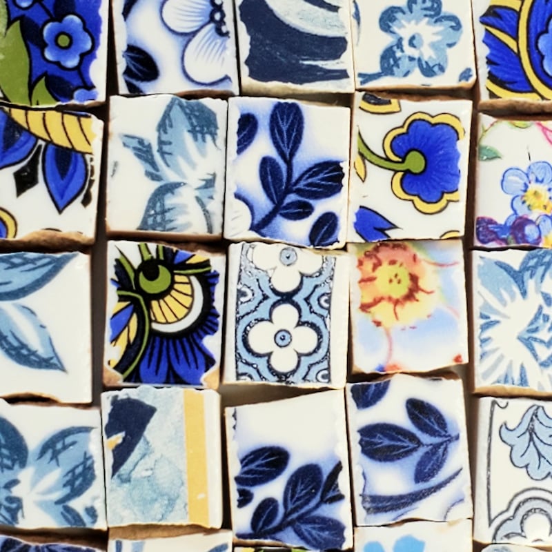 Ceramic Tile Small Table - Etsy