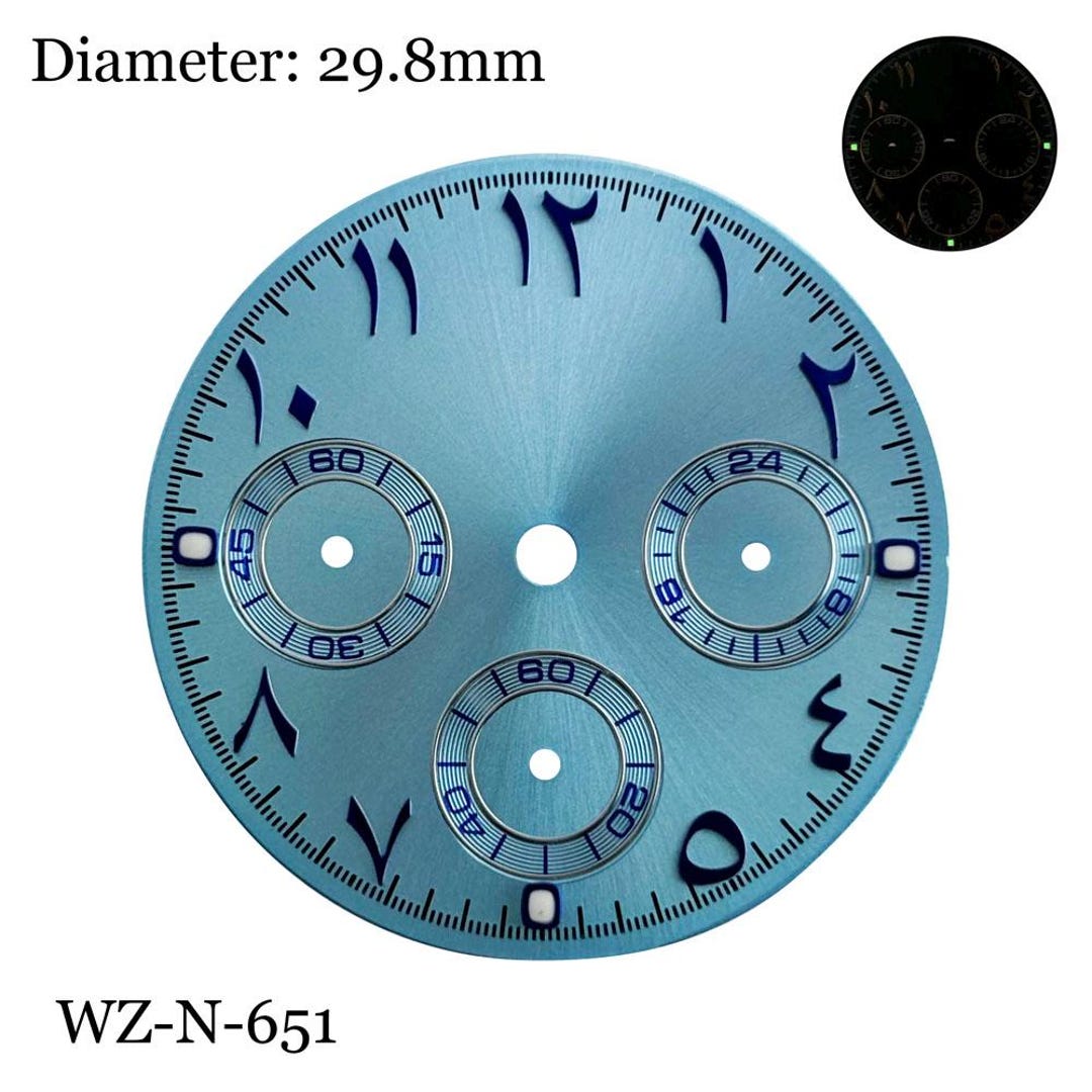 29.8mm VK63 Movement Arabic Dial，hand Customized Personal Logo or ...