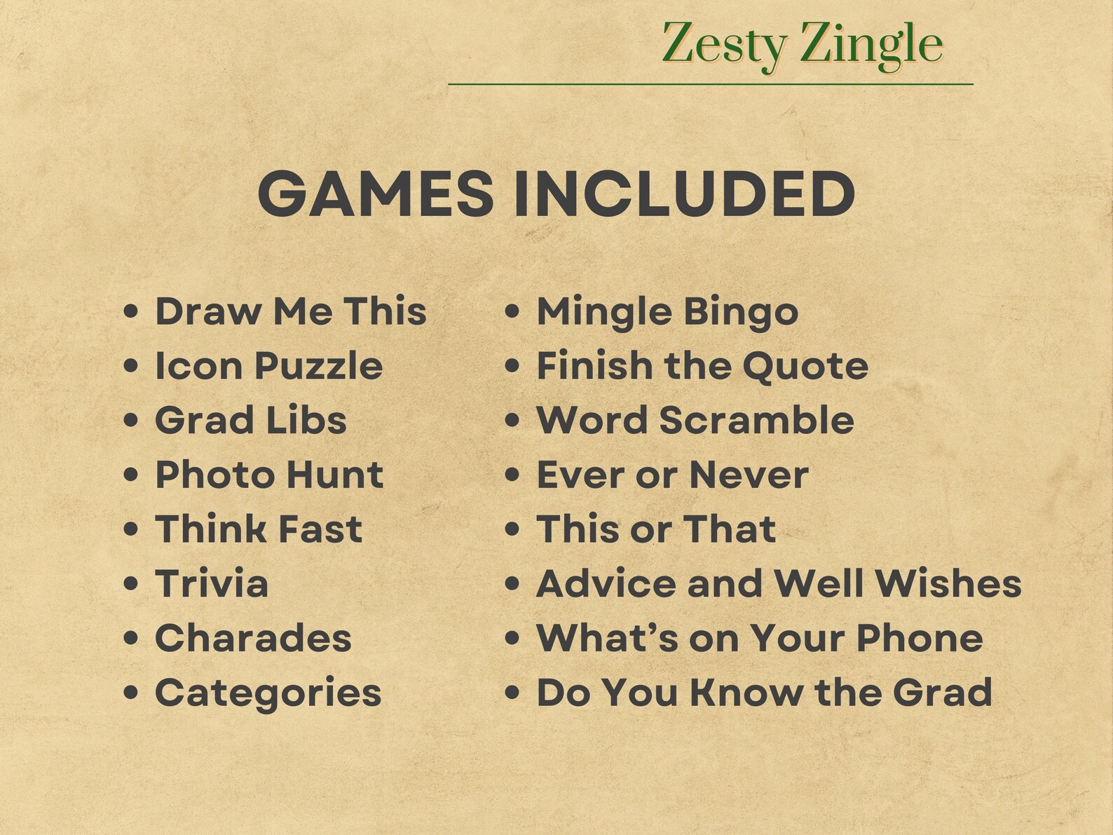 Graduation Game Bundle, Class of 2025 Party Games, High School Graduate ...