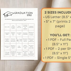 Graduation Game Bundle, Class of 2025 Party Games, High School Graduate ...
