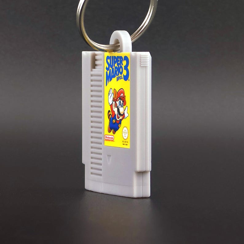 NES Keychain | Mini Cartridge | Retro Gaming Gift | Nerd & Geek ...