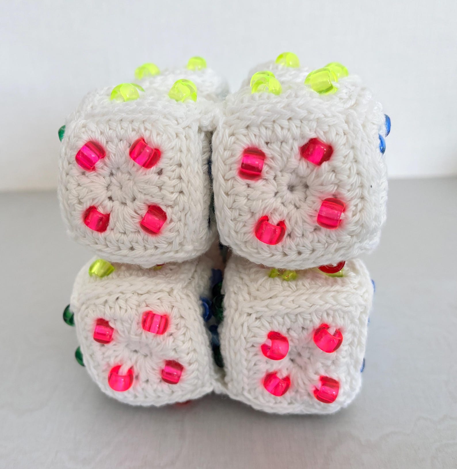 Beaded Crochet Pattern Infinity Cube, No Sew Beaded Crochet Fidget Toy ...