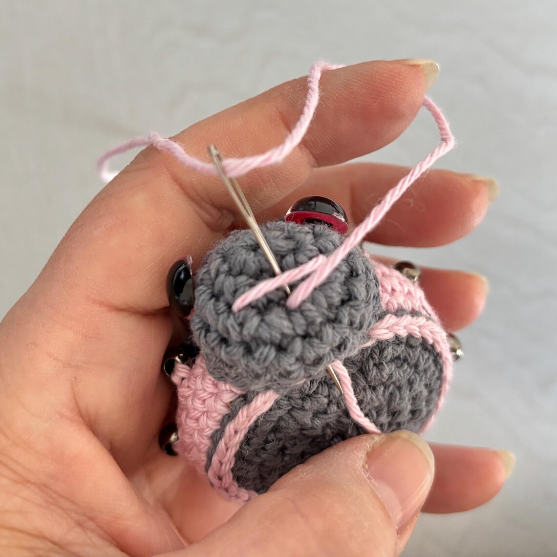 Beaded Fidget Ladybug Crochet Pattern, Crochet Fidget Toy, Ladybug ...