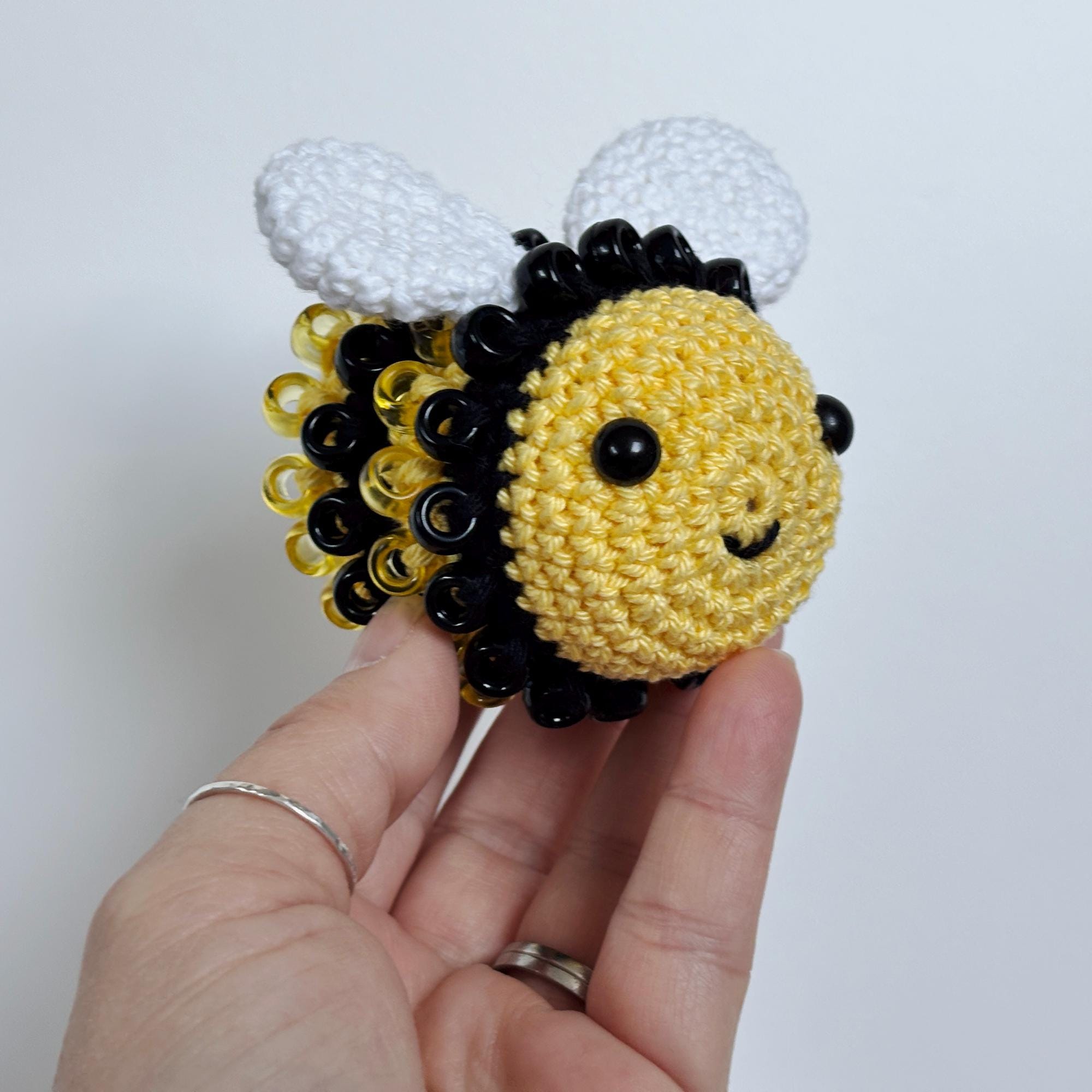 Beaded Fidget Bee Crochet Pattern, Crochet Fidgets Toy, Bee Amigurumi ...