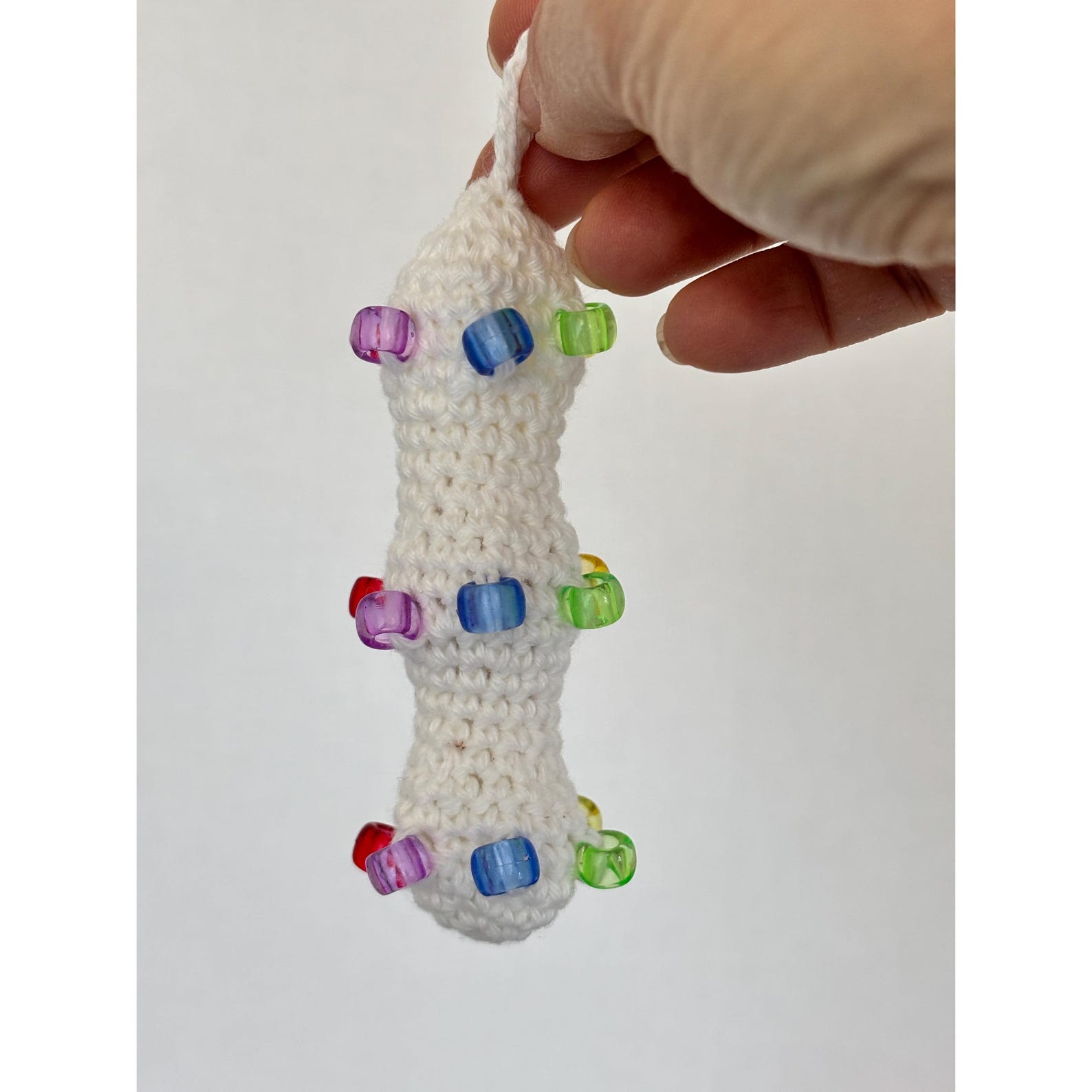 Beaded Crochet Fidget Pattern PEA POD Adult Fidgettoy & Bagcharm ...