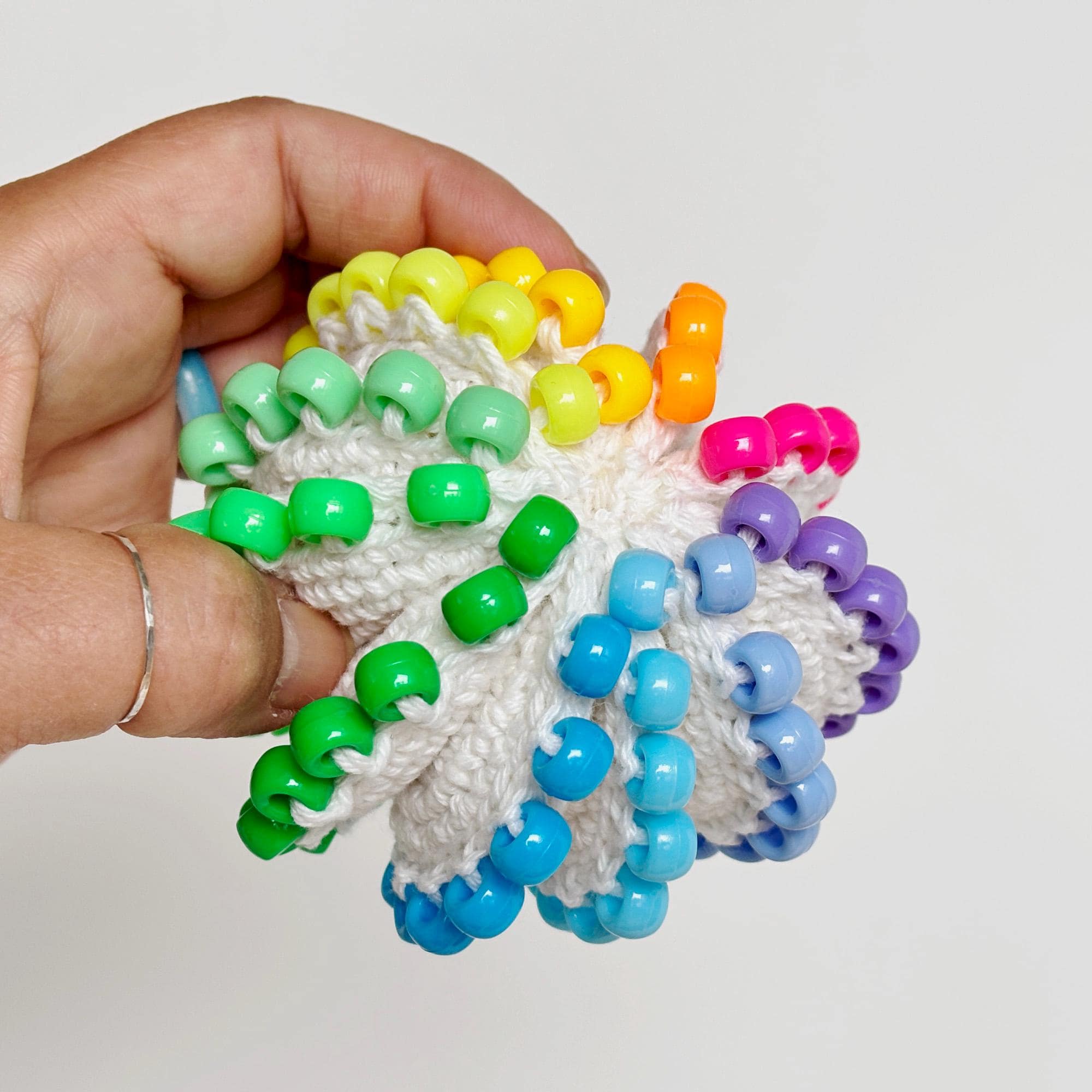 Beaded Crochet Fidget Stress Ball Pattern PDF, Crochet Fidget Pattern ...