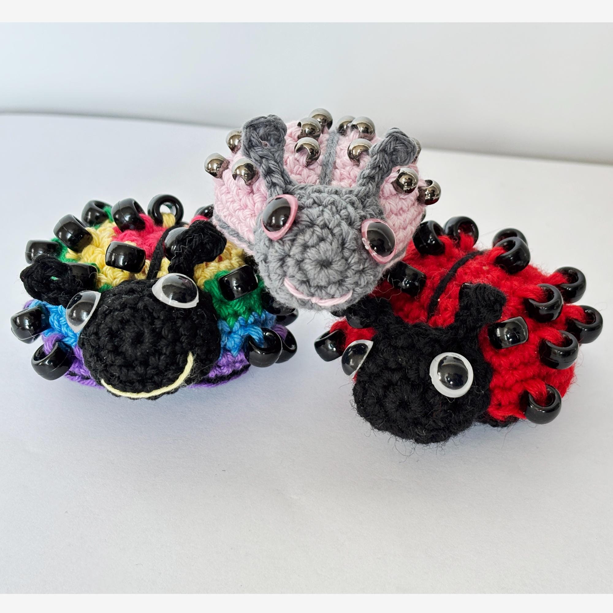 Beaded Fidget Ladybug Crochet Pattern, Crochet Fidget Toy, Ladybug ...