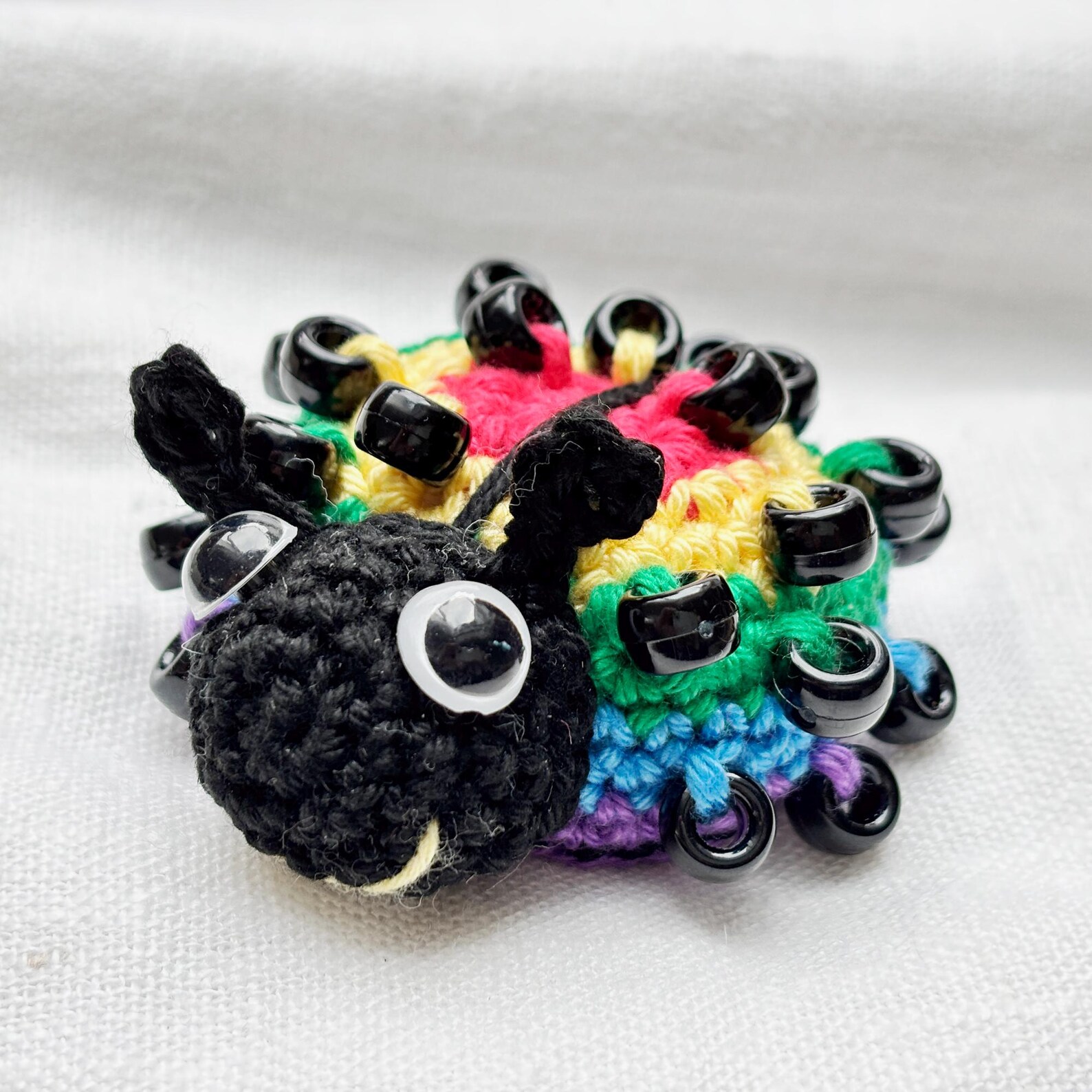 Beaded Fidget Ladybug Crochet Pattern, Crochet Fidget Toy, Ladybug ...