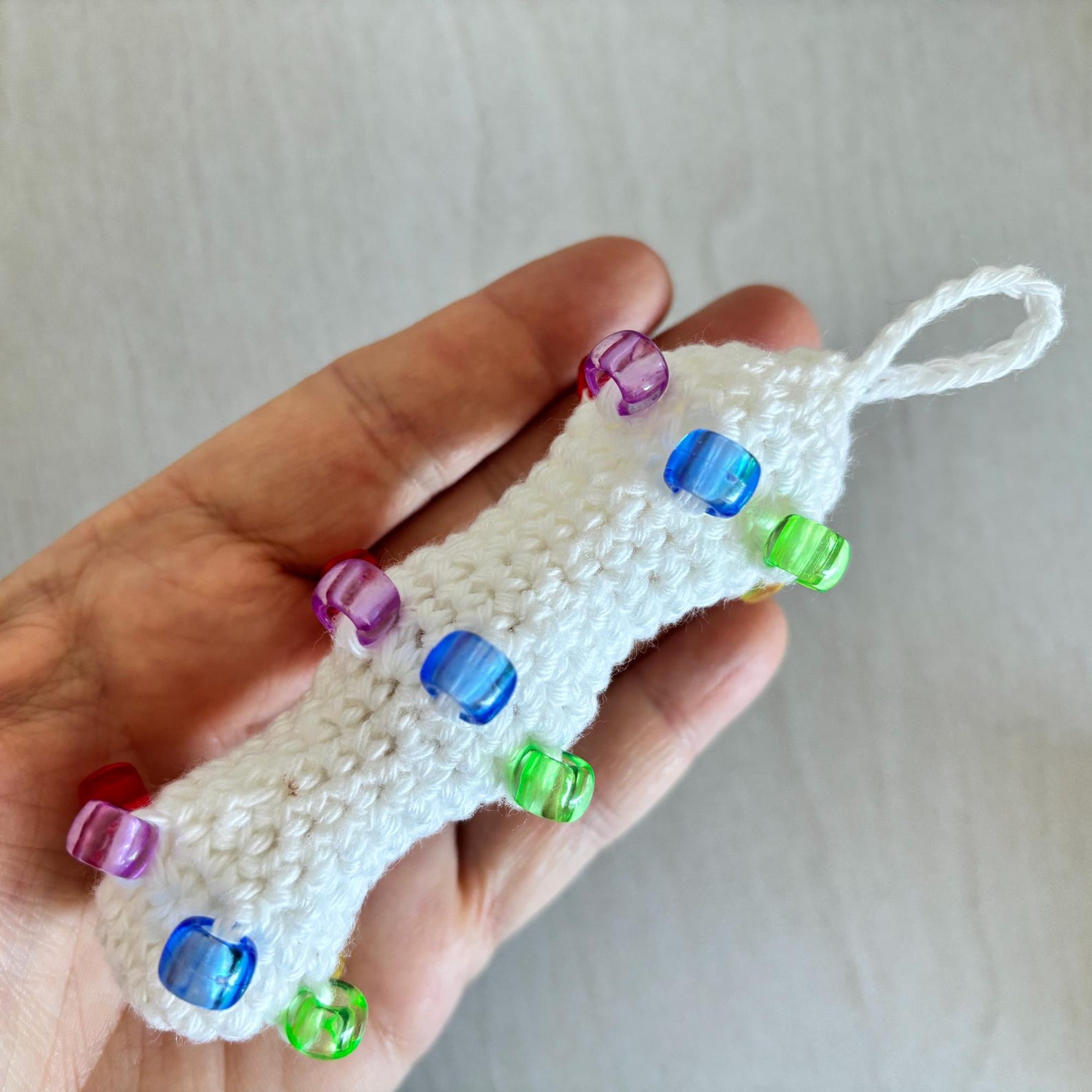 Beaded Crochet Fidget Pattern PEA POD Adult Fidgettoy & Bagcharm ...