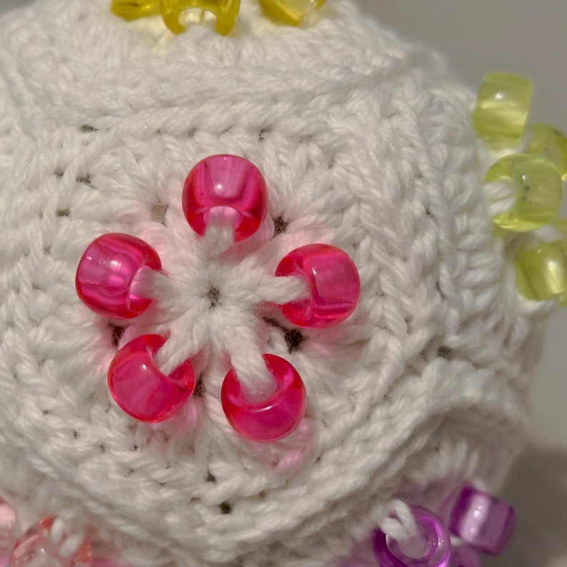 Beaded Crochet Fidget Stress Ball Pattern PDF, No Sew Sensory Toy, DIY ...