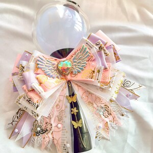 Light Stick Ribbon Bow, Handmade Ribbon Bow, Light Stick Accessory, Bow ...