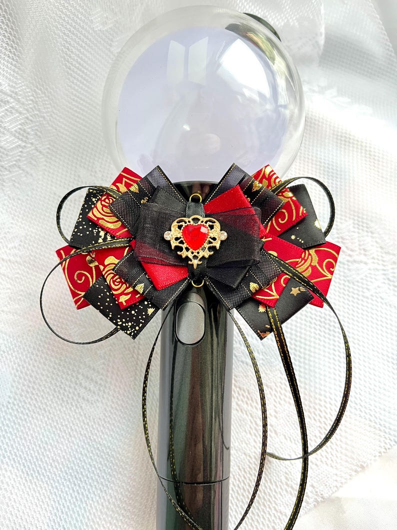 Handmade Light Stick Ribbon Bow: Concert K-pop Accessory - Etsy