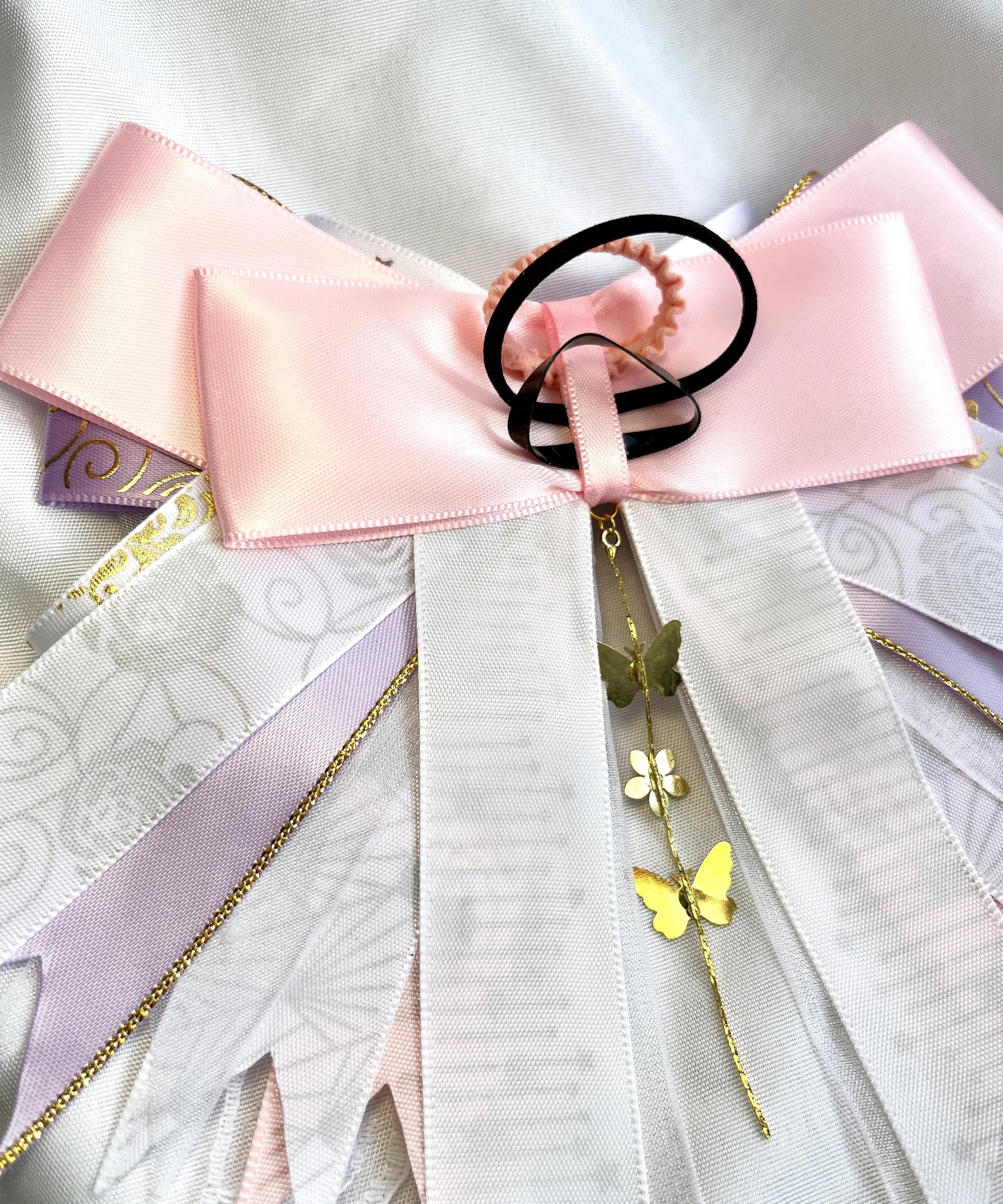 Light Stick Ribbon Bow, Handmade Ribbon Bow, Light Stick Accessory, Bow ...