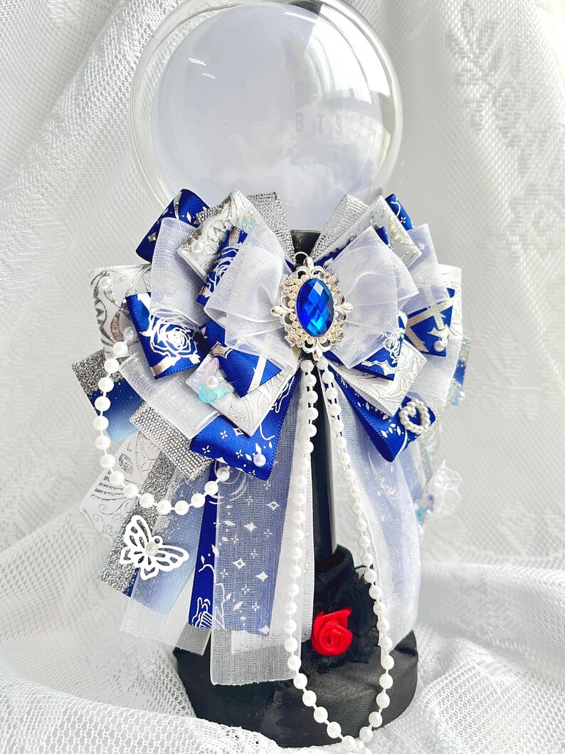 Light Stick Ribbon Bow, SJ Handmade Ribbon Bow, Light Stick Accessory ...