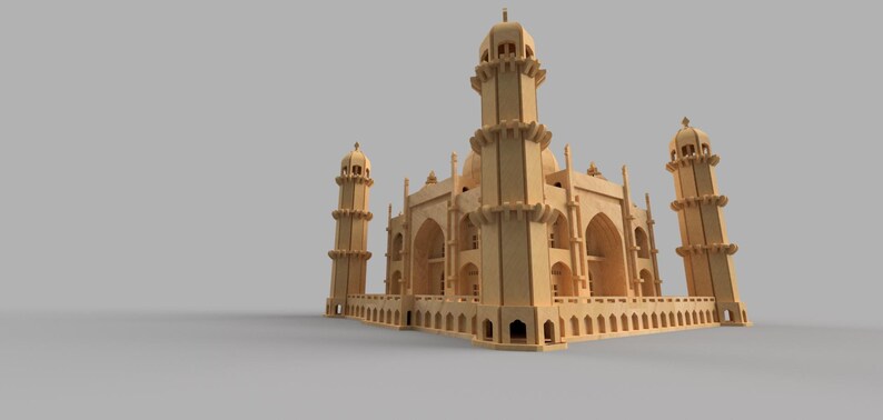 Modelo del Taj Mahal - Archivos cortados con láser - SVG + DXF ...