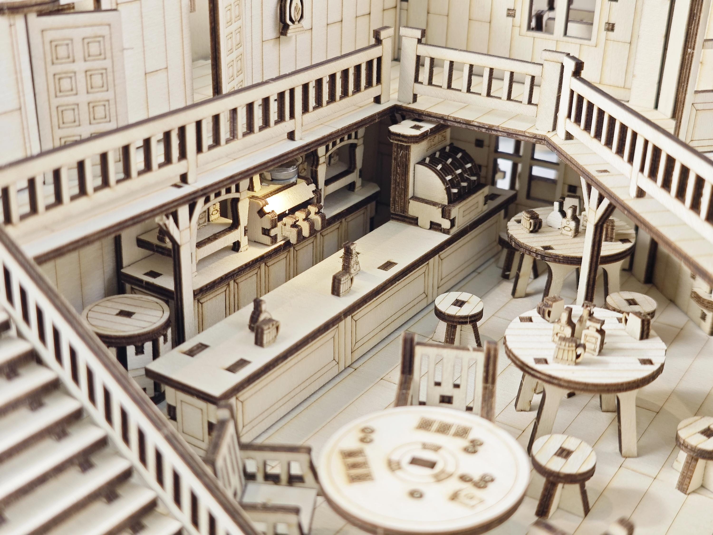 Laser-cut Wild West Saloon Model Kit (digital Download) - Etsy