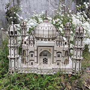 Modelo del Taj Mahal - Archivos cortados con láser - SVG + DXF + Al ...