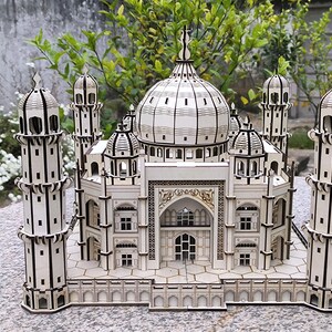 Modelo del Taj Mahal - Archivos cortados con láser - SVG + DXF + Al ...
