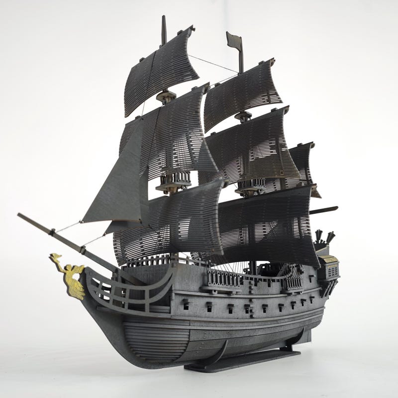 Pirate Ship Wooden Models - Etsy