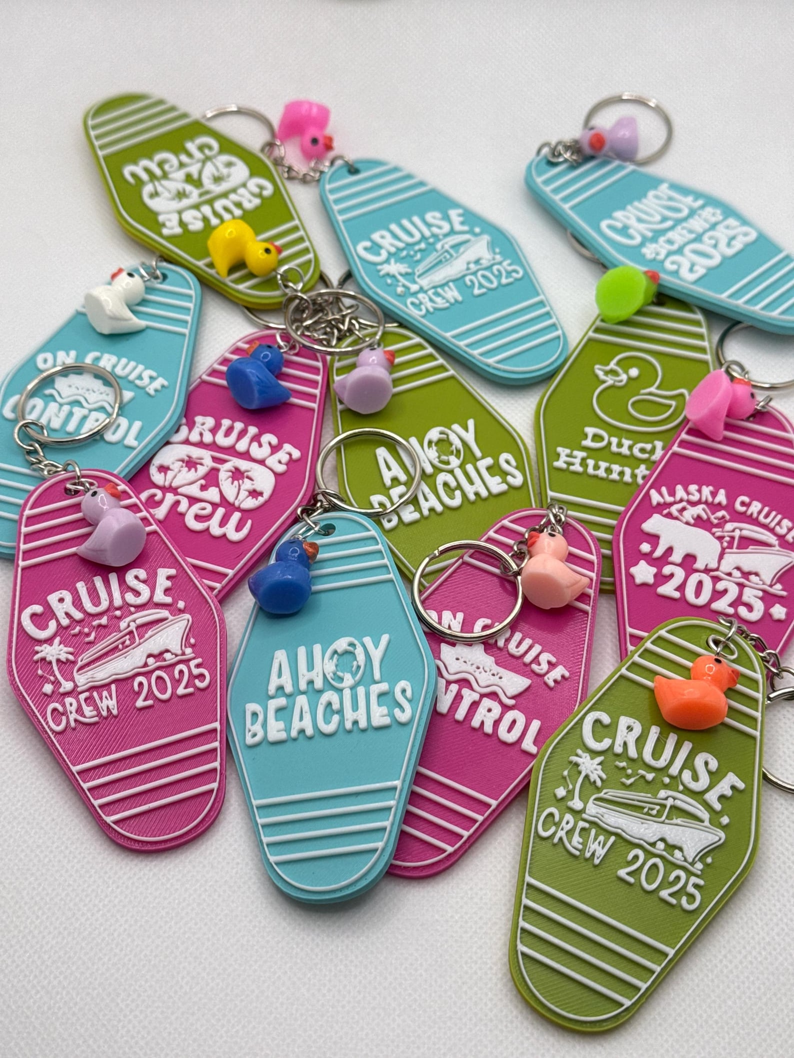 Keychain - Vintage Motel-style - Cruise Edition - Etsy