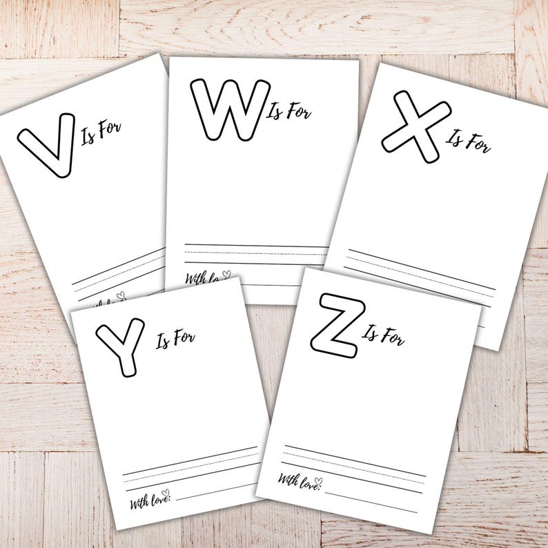 Blank Alphabet Book, Baby's First Alphabet Book, Baby's First ABC Book ...