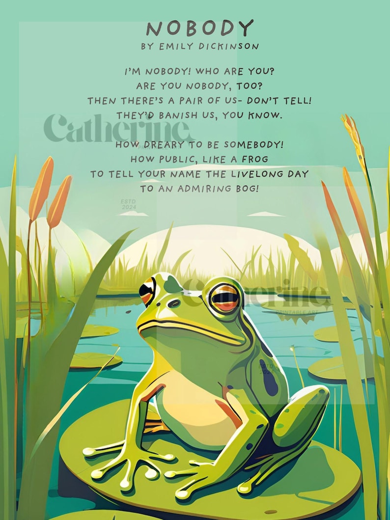 Classic Children's Poetry Wall Art – Printable Nursery Decor – Instant ...