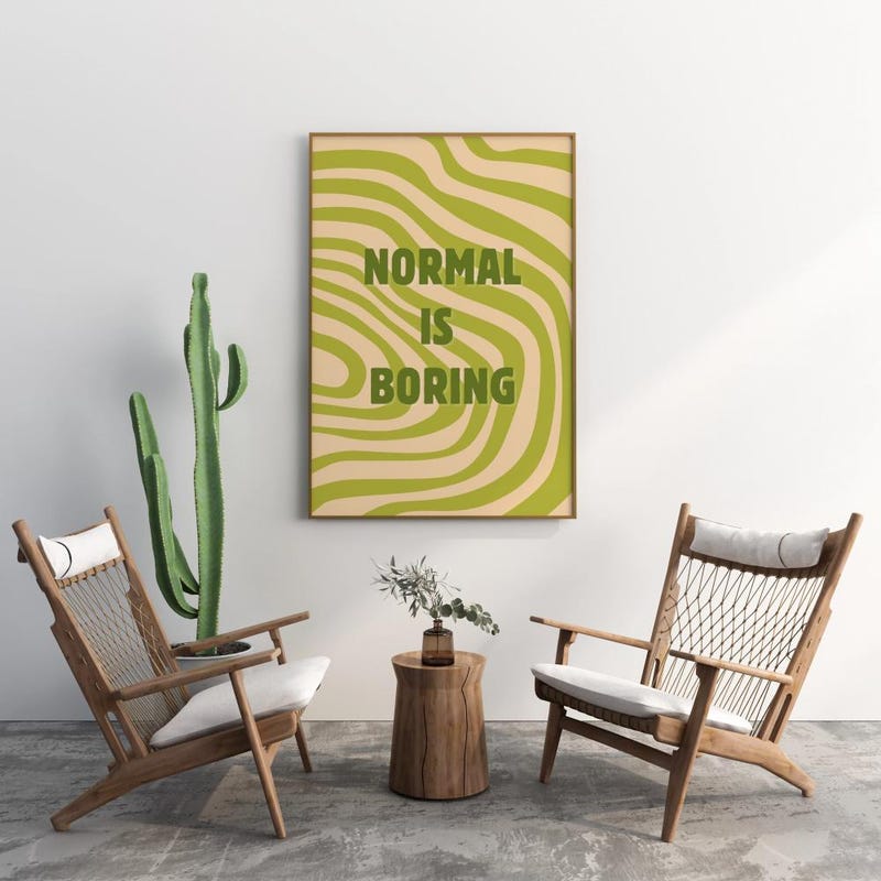 Normal is Boring - Etsy