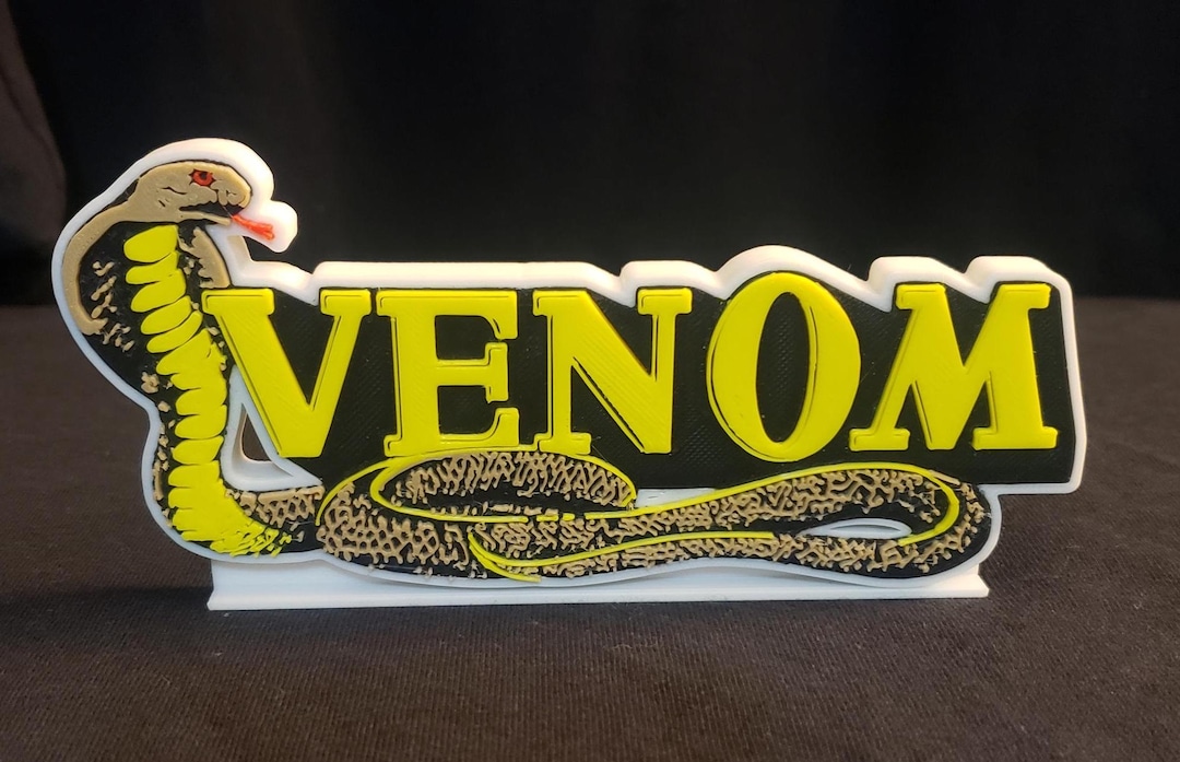 M.A.S.K. VENOM Logo Display Kenner Decorative Self Standing MASK - Etsy