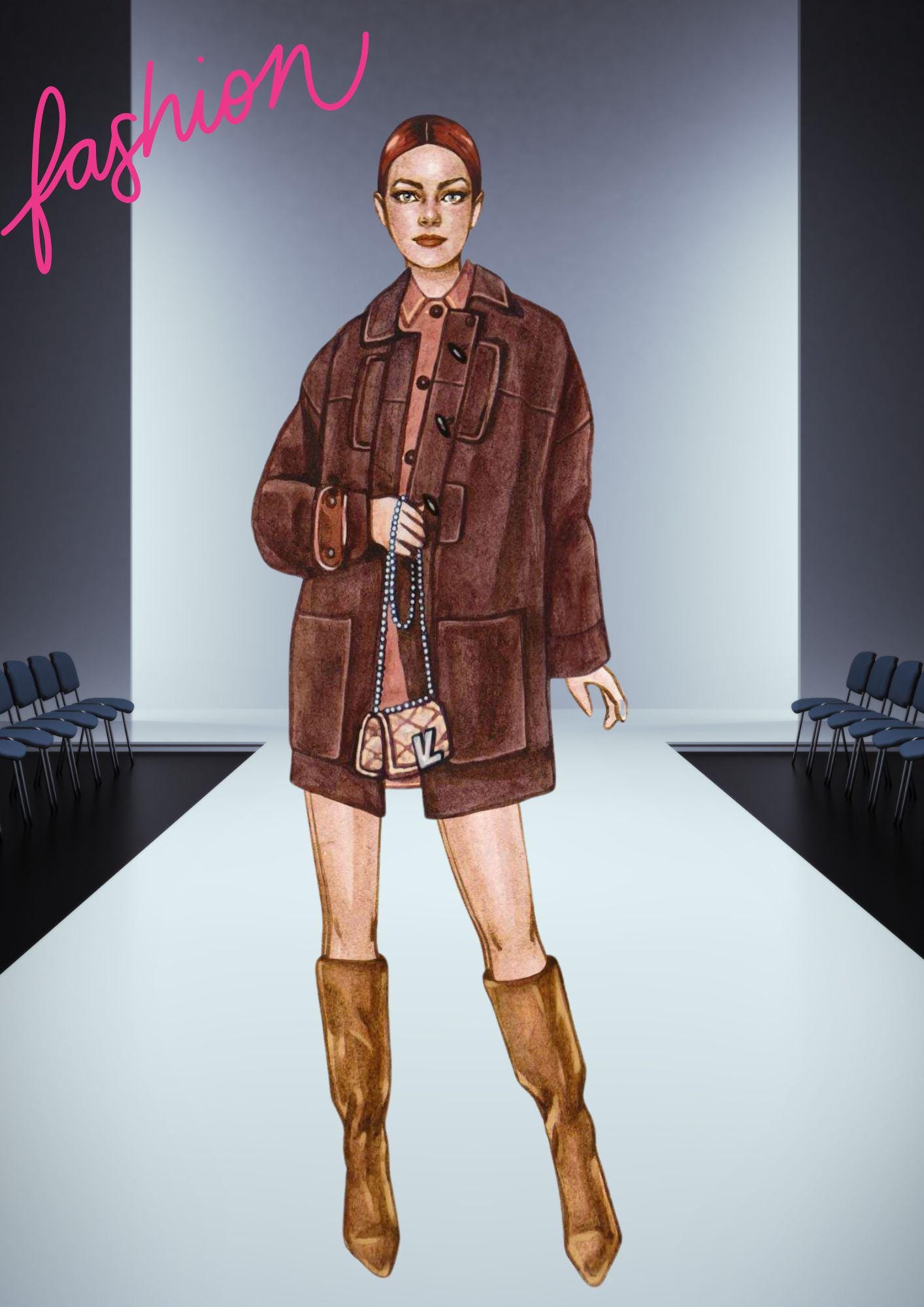 Printable Fashion Paper Doll Set With Stylish Outfits – DIY Craft Kit ...