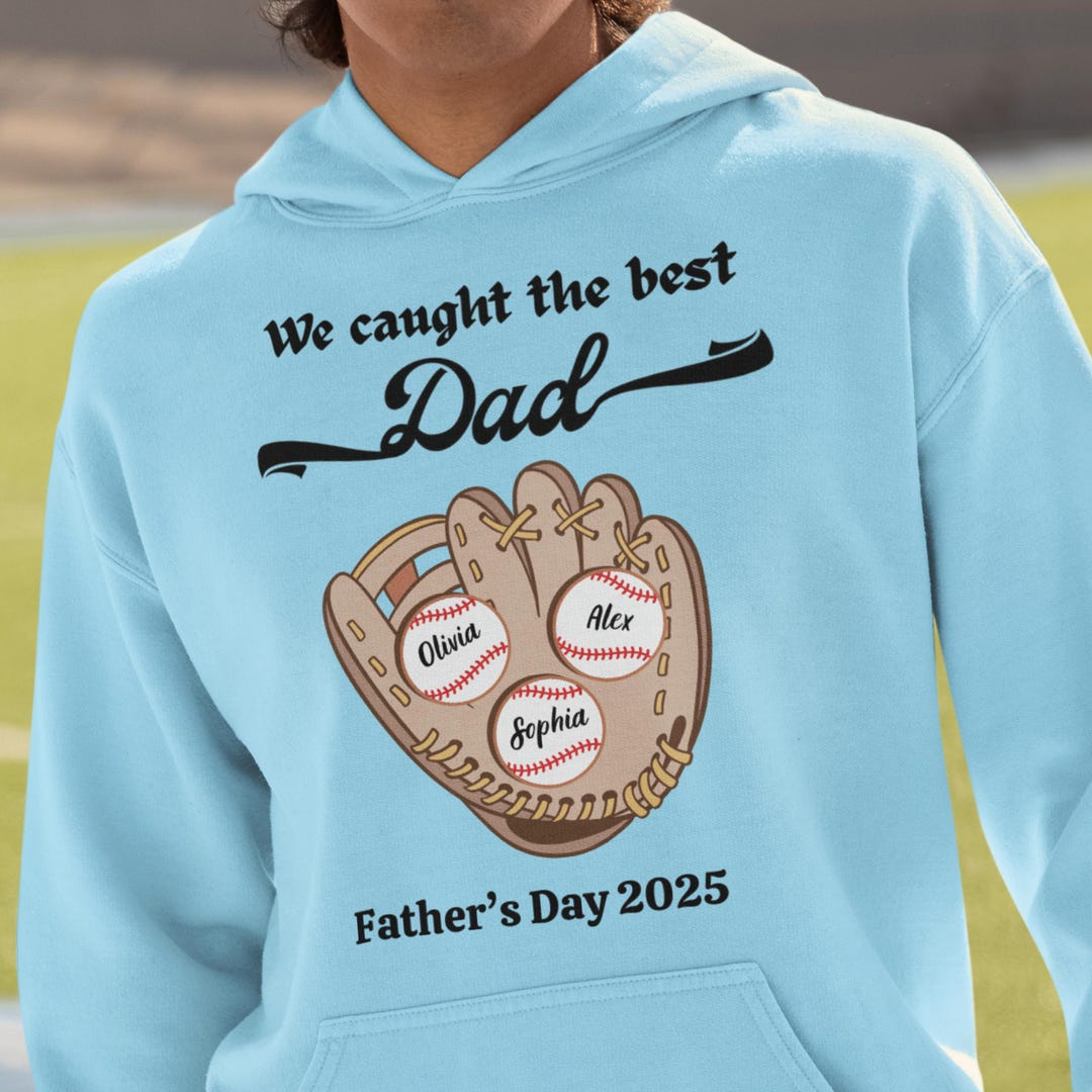 We Caught the Best Dad Shirt, Fathers Day Gift, Best Dad Ever ...
