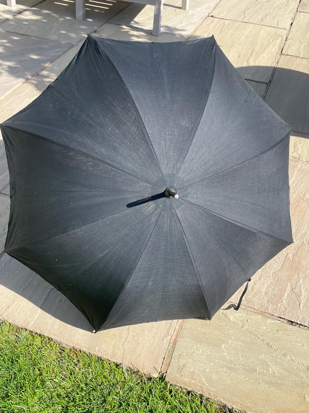 KA844 1920s Paragon Umbrella: Samuel Fox & Co, Horn Handle, 18K Rolled ...