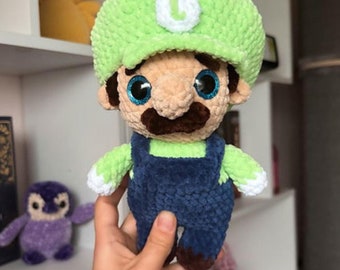 Luigi Crochet Pattern, Super Mario, Amigurumi, Amigurumi PDF Download ...