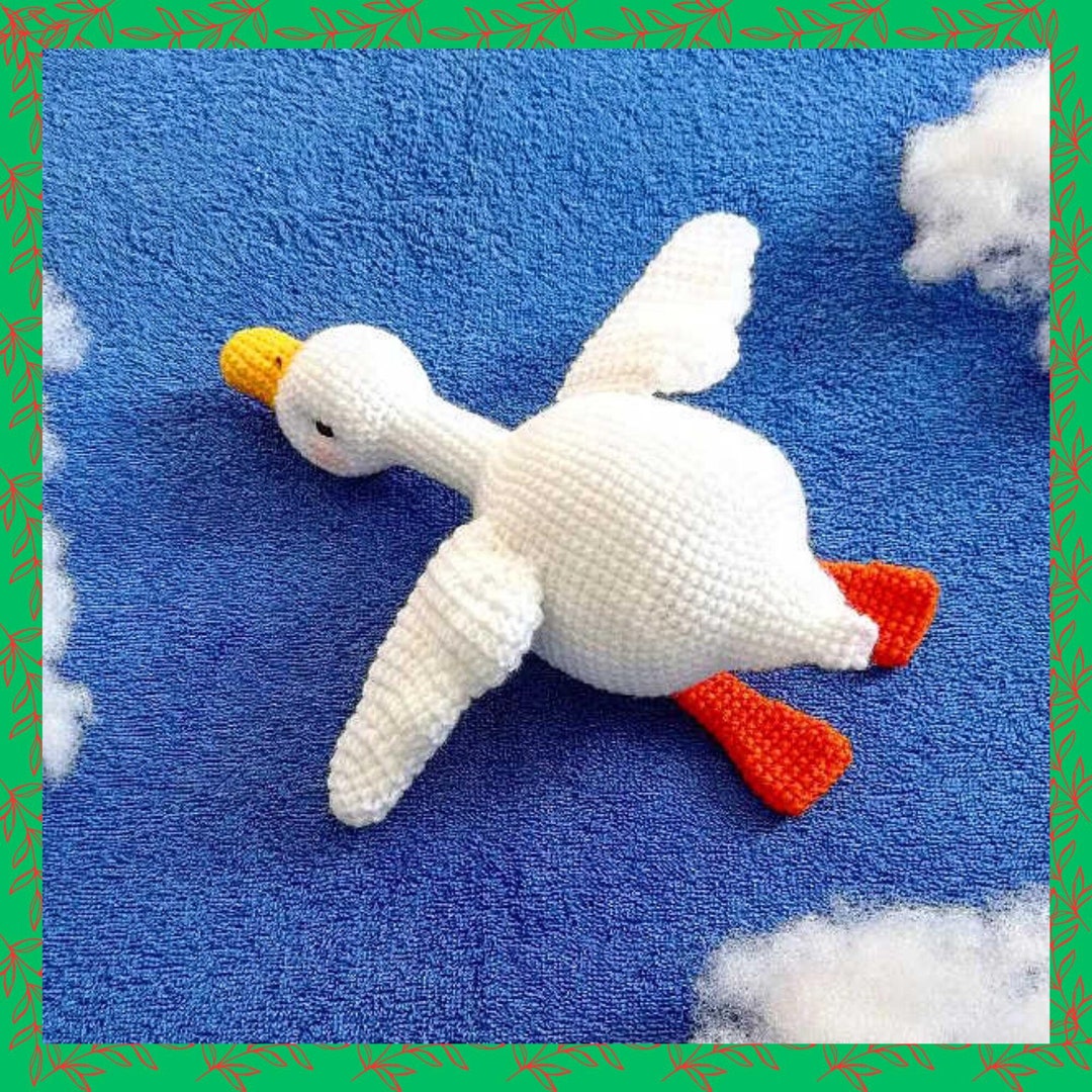 No-sew Little Goose Crochet Pattern, Amigurumi PDF File Tutorial ...