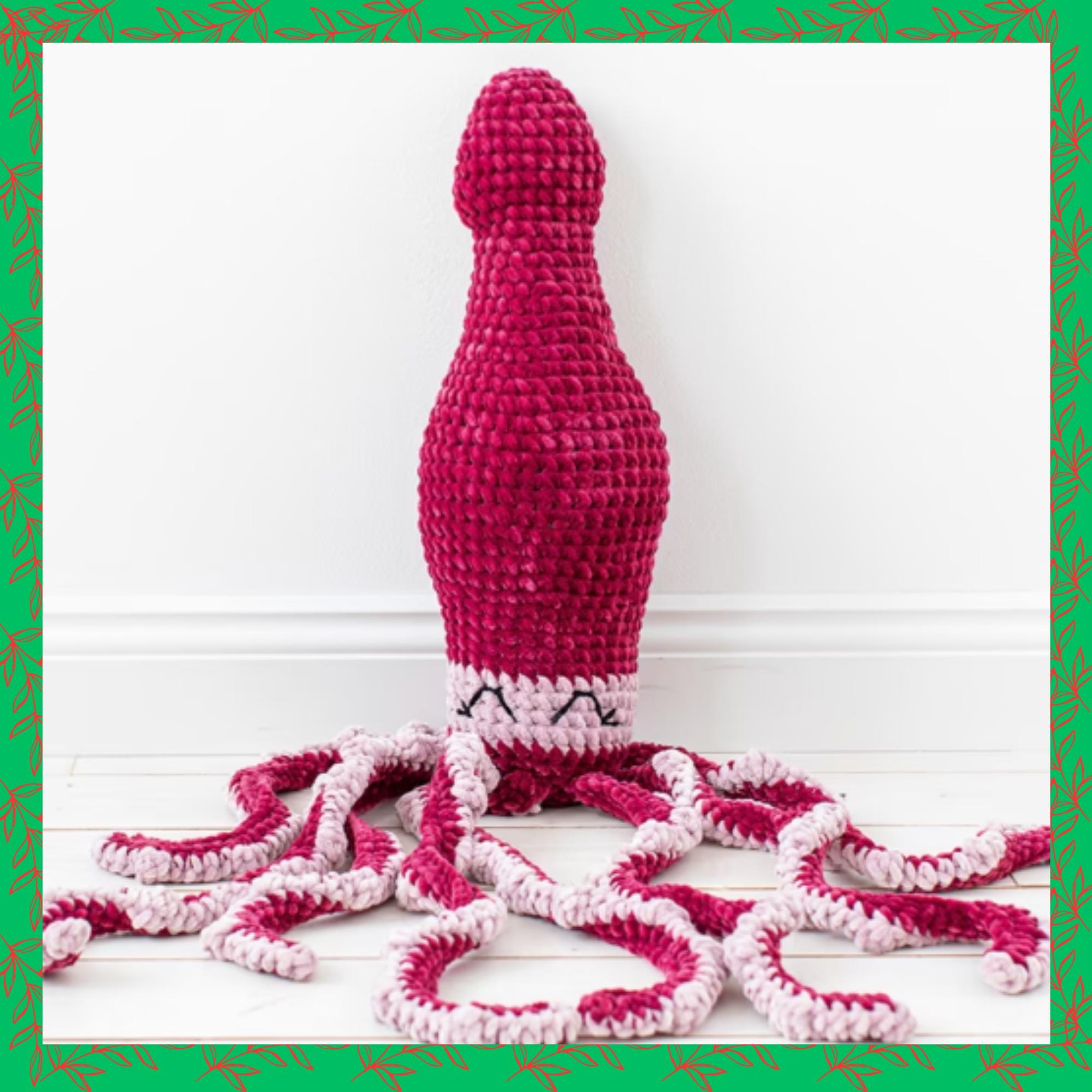 Crochet Pattern Realistic Octopus, Amigurumi Pattern Octopus, Stuffed ...