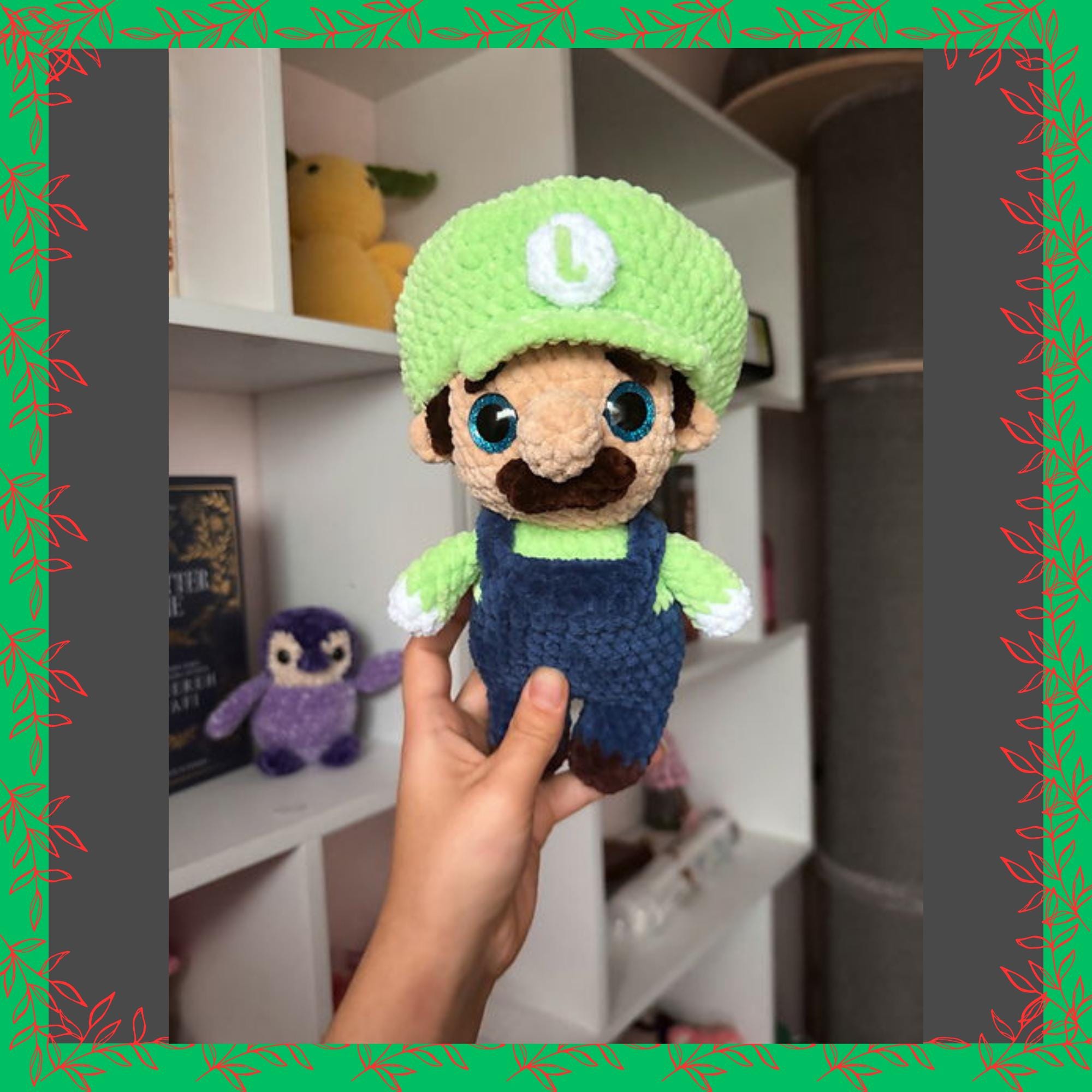 Luigi Crochet Pattern, Super Mario, Amigurumi, Amigurumi PDF Download ...